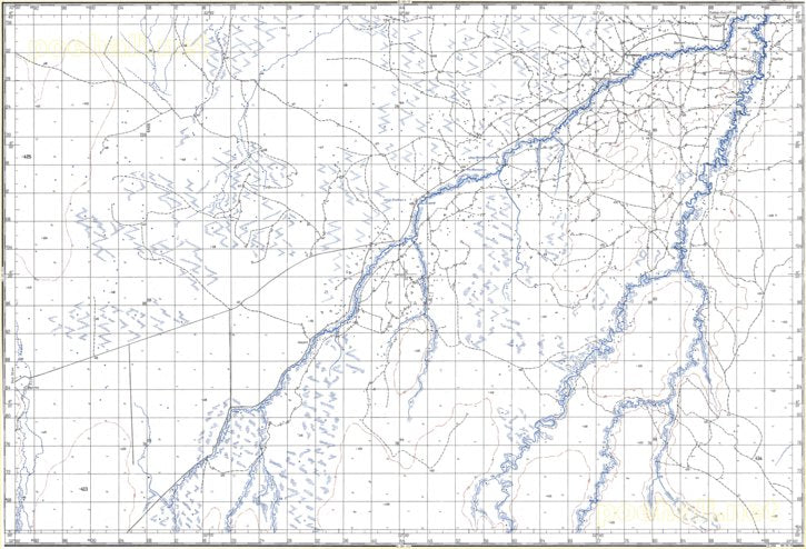 Soviet Genshtab - c31-34 - South Sudan (Pibor Post - SouthWest) Map by ...