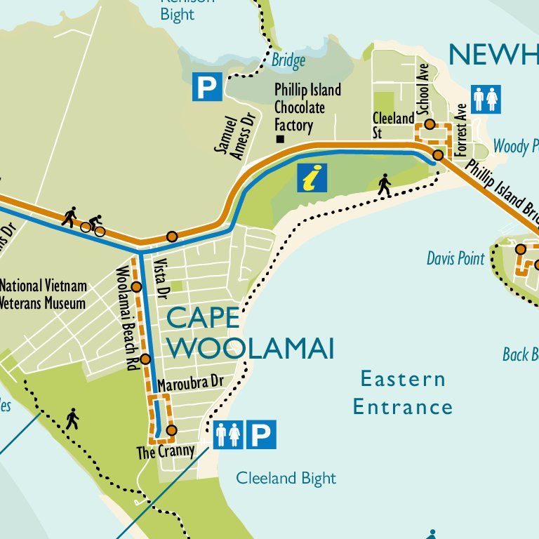 Phillip Island Map by Visualvoice | Avenza Maps