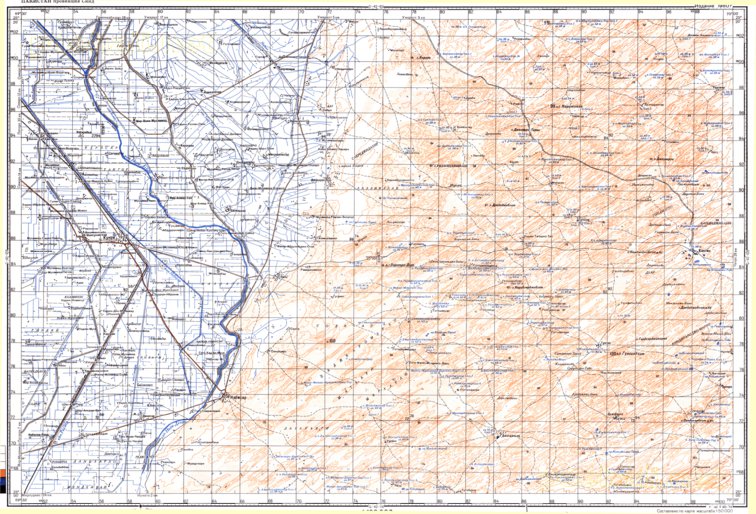 Soviet Genshtab - g42-104 - Pakistan Map by Avenza Systems Inc ...