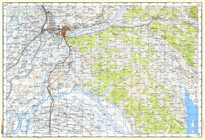 Soviet Genshtab - i43-140 - India Map by Avenza Systems Inc. | Avenza Maps
