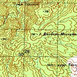 Soviet Genshtab - j37-129 - Syrian Arab Republic Map by Avenza Systems ...