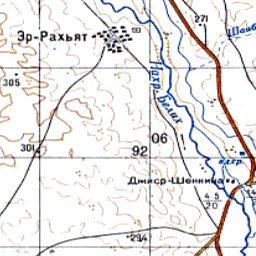 Soviet Genshtab - j37-139 - Syrian Arab Republic Map by Avenza Systems ...