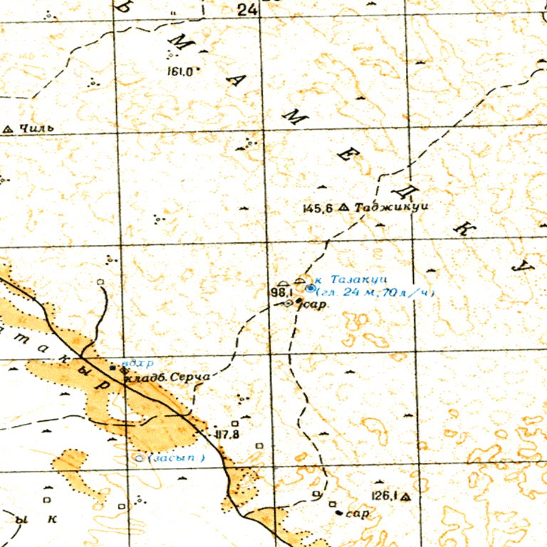 Soviet Genshtab - j40-002 - Turkmenistan Map by Avenza Systems Inc ...