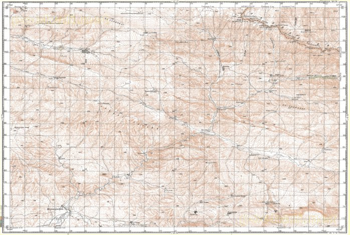Soviet Genshtab - j40-079 - Turkmenistan Map by Avenza Systems Inc ...