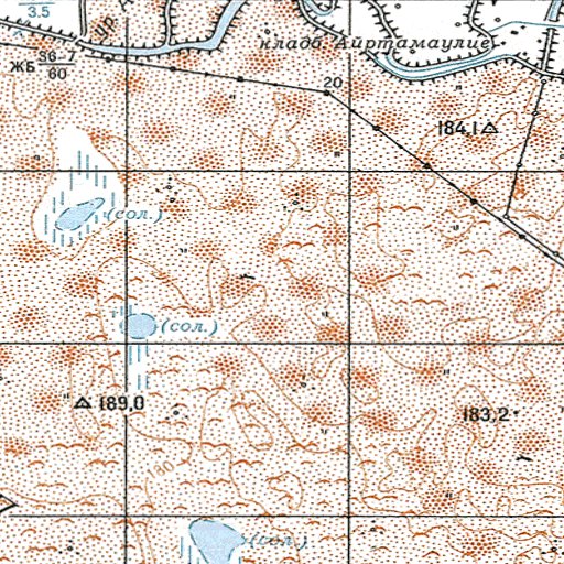 Soviet Genshtab - j41-031 - Turkmenistan Map by Avenza Systems Inc ...