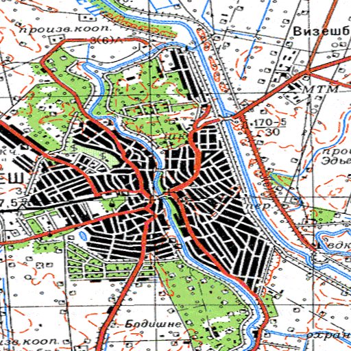 Soviet Genshtab - l34-043 - Romania Map by Avenza Systems Inc. | Avenza ...