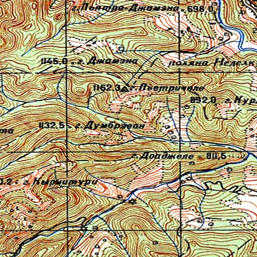 Soviet Genshtab - l35-078--(1971) - Romania Map by Avenza Systems Inc ...
