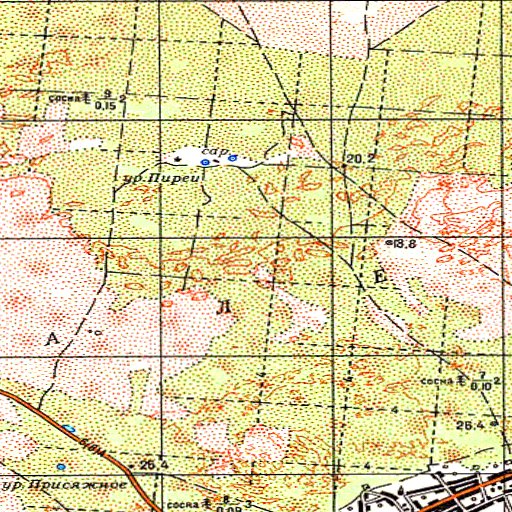 Soviet Genshtab - l36-054--(1985) - Ukraine Map by Avenza Systems Inc ...
