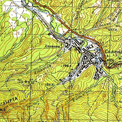 Soviet Genshtab - l37-142 - Russia Map by Avenza Systems Inc. | Avenza Maps