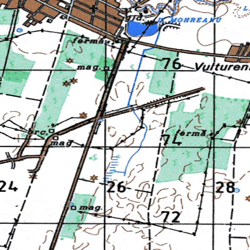 Soviet Genshtab - l35-115 - Romania Map by Avenza Systems Inc. | Avenza ...