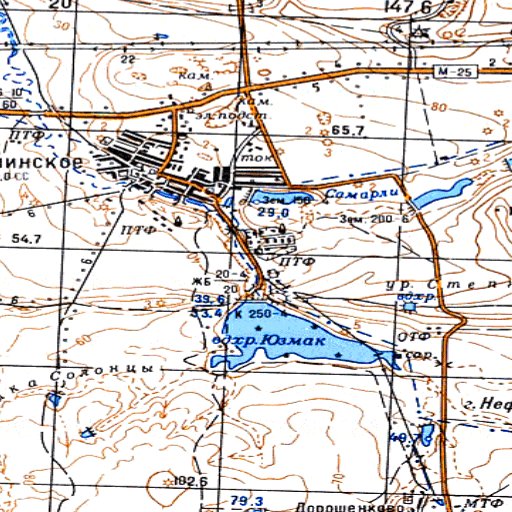 Soviet Genshtab - l36-108--(1988) - Ukraine Map by Avenza Systems Inc ...
