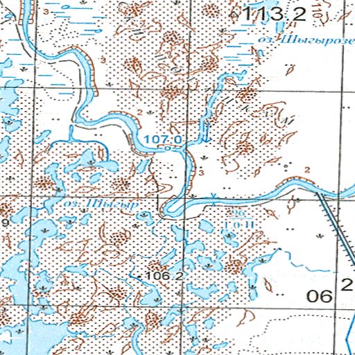 Soviet Genshtab - l41-106 - Kazakhstan Map by Avenza Systems Inc ...