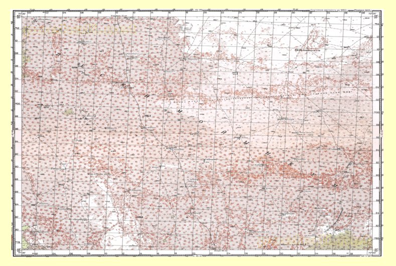 Soviet Genshtab - l42-144--(1982) - Kazakhstan Map by Avenza Systems ...