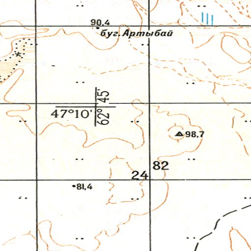 Soviet Genshtab - l41-030 - Kazakhstan Map by Avenza Systems Inc ...