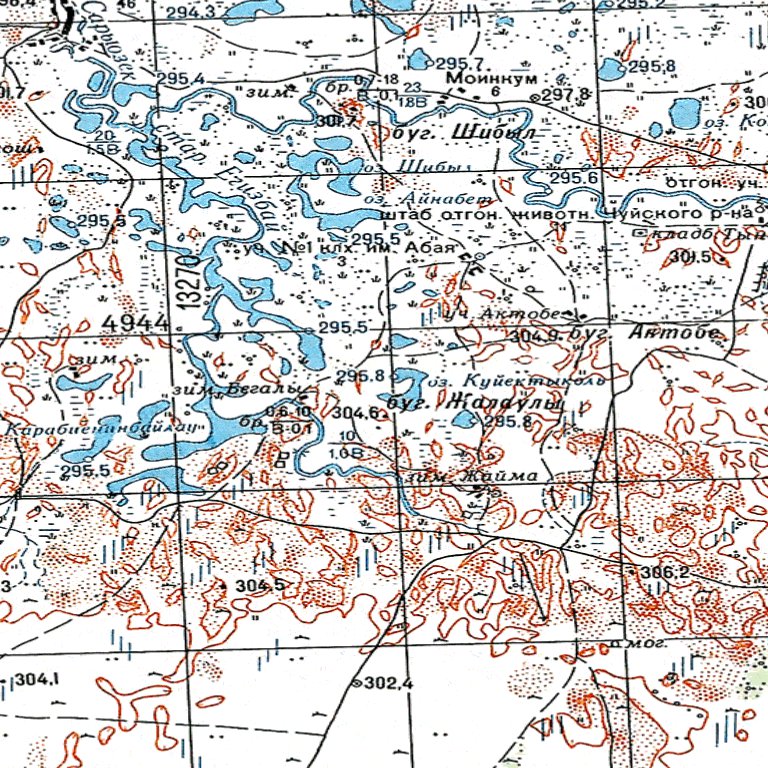 Soviet Genshtab - l43-121--(1958) - Kazakhstan Map by Avenza Systems ...