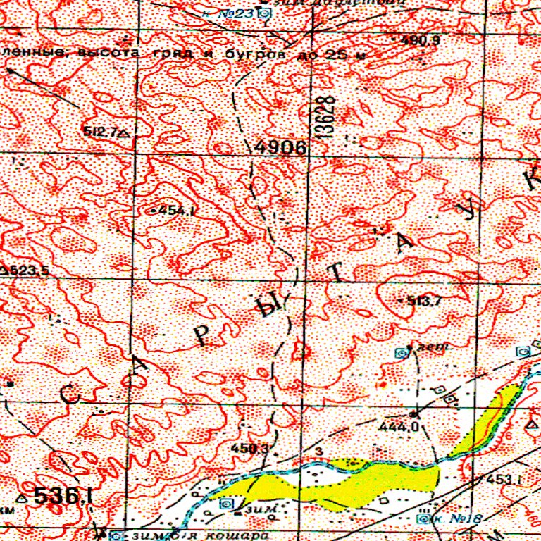 Soviet Genshtab - l43-142 - Kazakhstan Map by Avenza Systems Inc ...