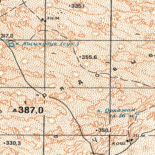 Soviet Genshtab - l42-140 - Kazakhstan Map by Avenza Systems Inc ...