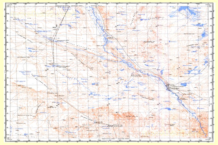 Soviet Genshtab - l48-088 - Mongolia Map by Avenza Systems Inc ...