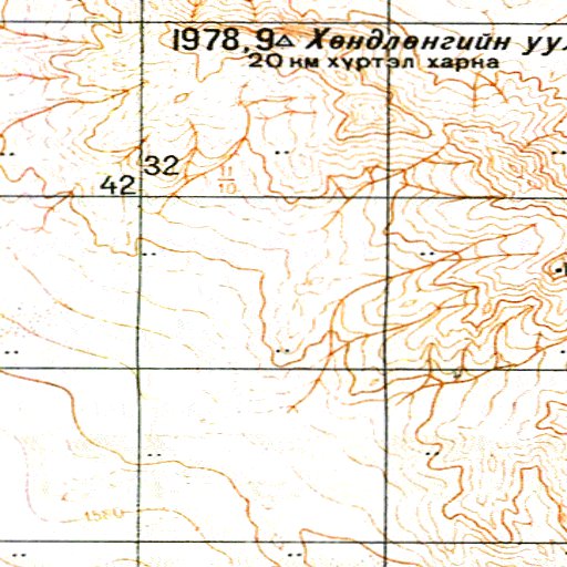 Soviet Genshtab - l46-091 - Mongolia Map by Avenza Systems Inc ...