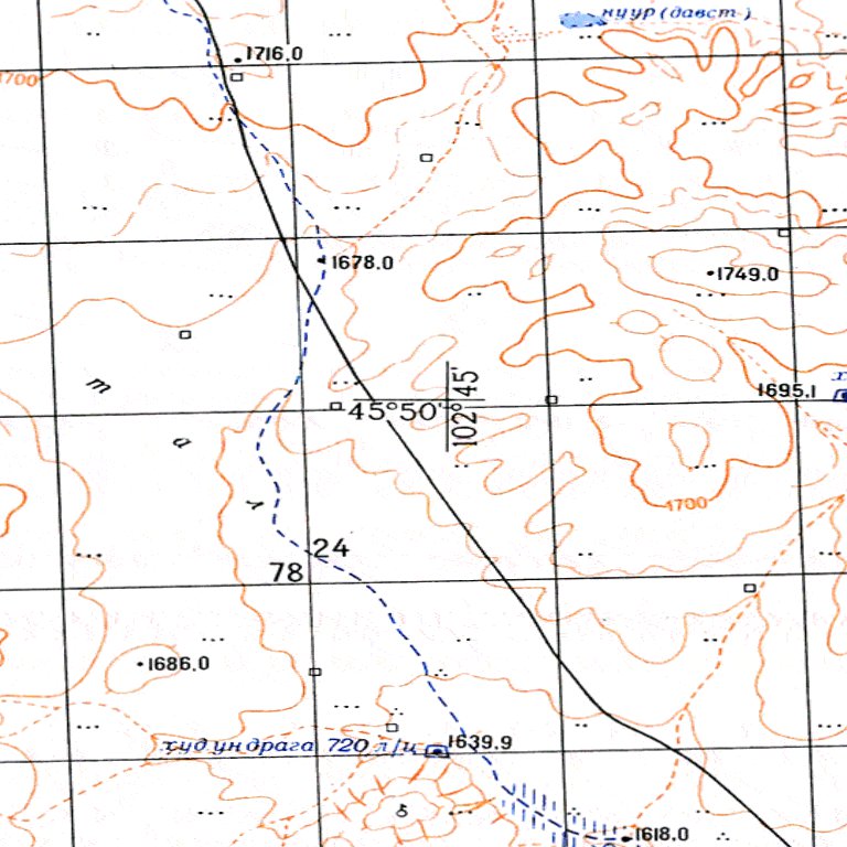 Soviet Genshtab - l48-074 - Mongolia Map by Avenza Systems Inc ...