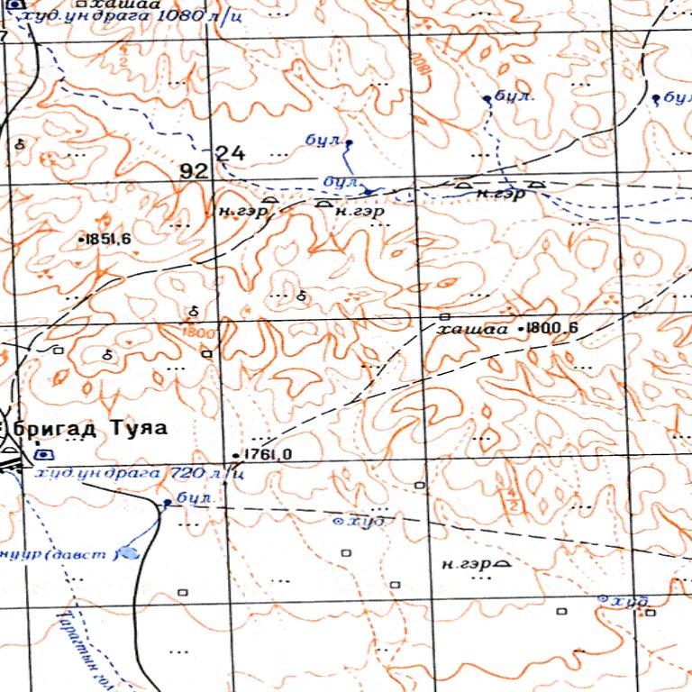 Soviet Genshtab - l48-074 - Mongolia Map by Avenza Systems Inc ...