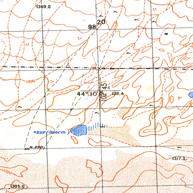 Soviet Genshtab - l48-134 - Mongolia Map by Avenza Systems Inc ...