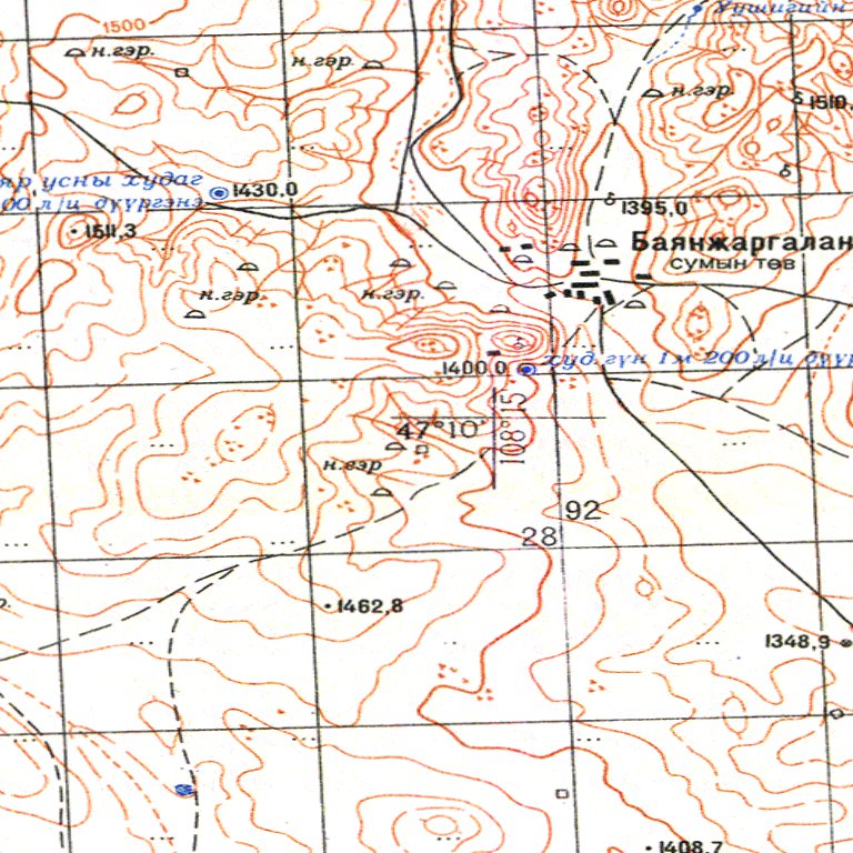 Soviet Genshtab - l49-025 - Mongolia Map by Avenza Systems Inc ...