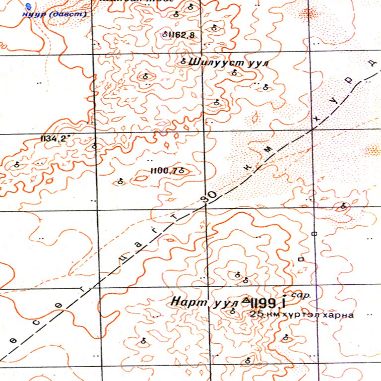 Soviet Genshtab - l48-123 - Mongolia Map by Avenza Systems Inc ...