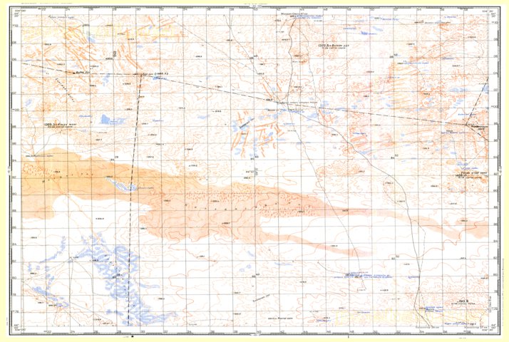 Soviet Genshtab - l48-137 - Mongolia Map by Avenza Systems Inc ...
