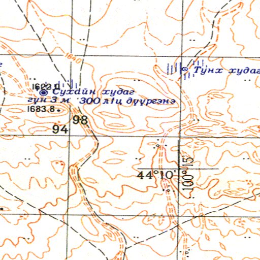 Soviet Genshtab - l47-141 - Mongolia Map by Avenza Systems Inc ...