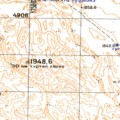 Soviet Genshtab - l47-141 - Mongolia Map by Avenza Systems Inc ...