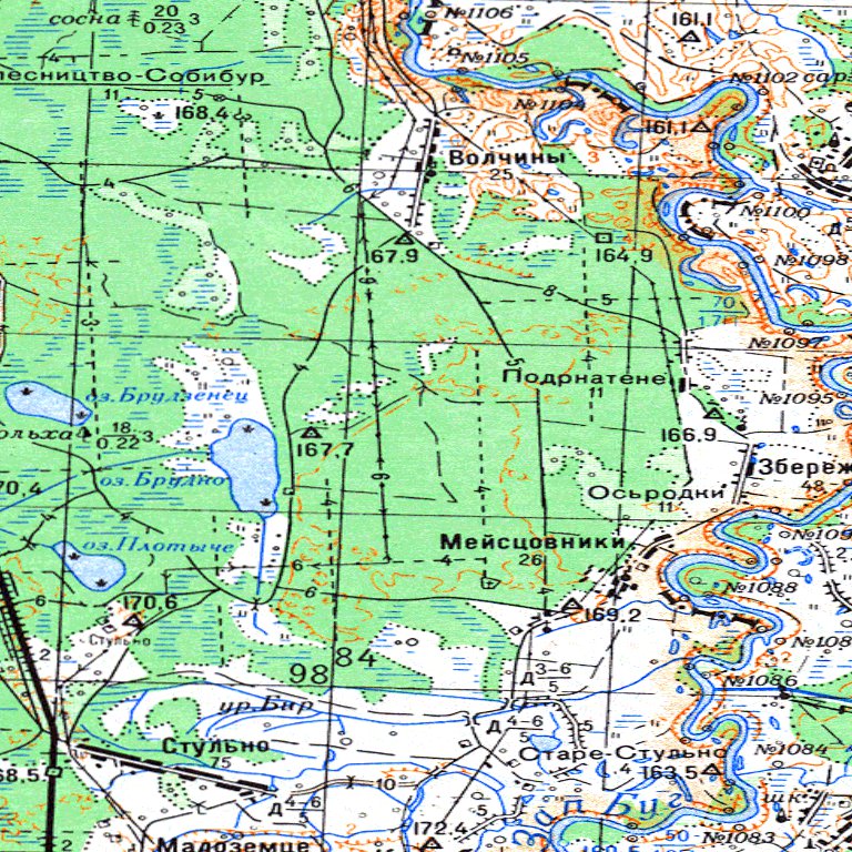 Soviet Genshtab - m34-024--(1983) - Ukraine Map by Avenza Systems Inc ...