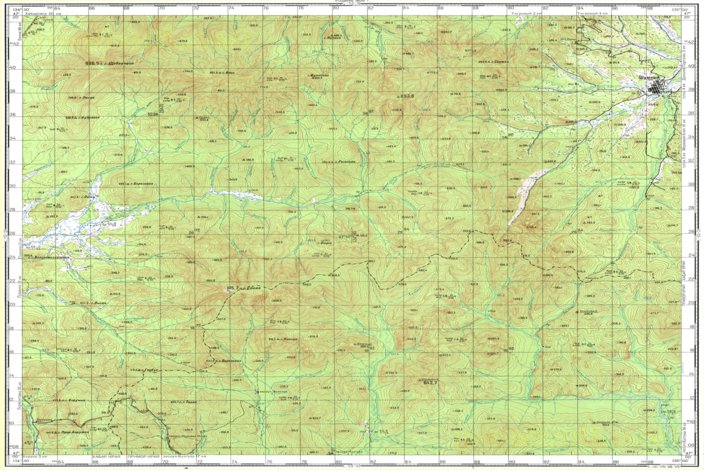 Soviet Genshtab - l53-030 - Russia Map by Avenza Systems Inc. | Avenza Maps