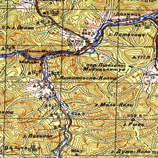 Soviet Genshtab - m34-105--(1977) - Ukraine Map by Avenza Systems Inc ...