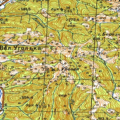 Soviet Genshtab - m34-144--(1978) - Ukraine Map by Avenza Systems Inc ...