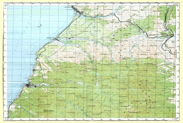 Soviet Genshtab - l54-009--(1975) - Russia Map by Avenza Systems Inc ...