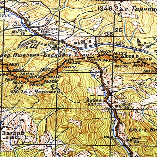 Soviet Genshtab - m34-106--(1983) - Ukraine Map by Avenza Systems Inc ...