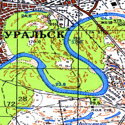 Soviet Genshtab - m39-031 - Kazakhstan Map by Avenza Systems Inc ...