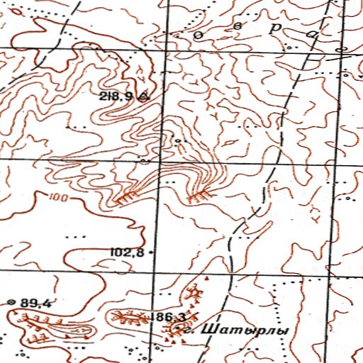Soviet Genshtab - m39-047 - Kazakhstan Map by Avenza Systems Inc ...