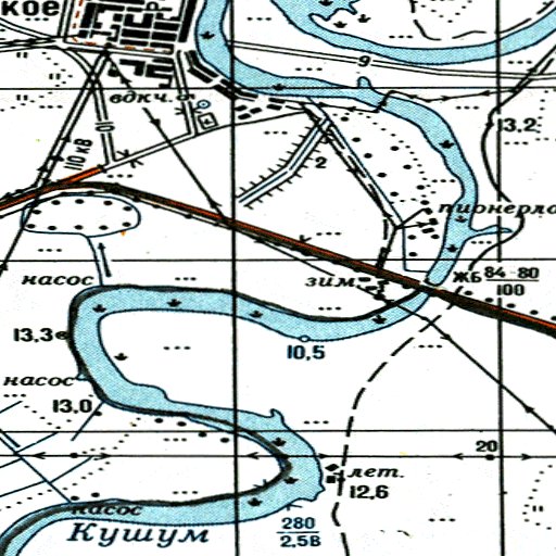 Soviet Genshtab - m39-066 - Kazakhstan Map by Avenza Systems Inc ...
