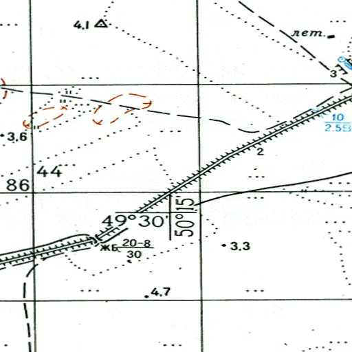 Soviet Genshtab - m39-089 - Kazakhstan Map by Avenza Systems Inc ...