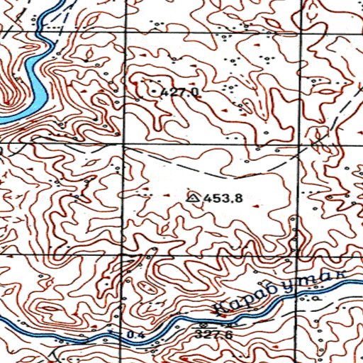 Soviet Genshtab - m40-056--(1988) - Kazakhstan Map by Avenza Systems ...