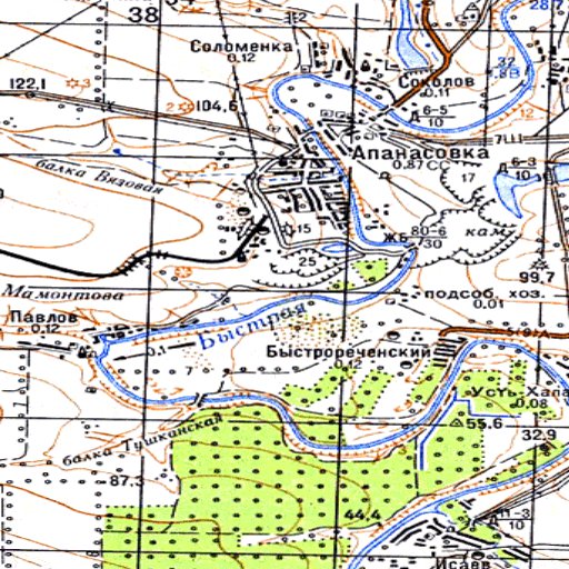 Soviet Genshtab - m37-143 - Russia Map by Avenza Systems Inc. | Avenza Maps