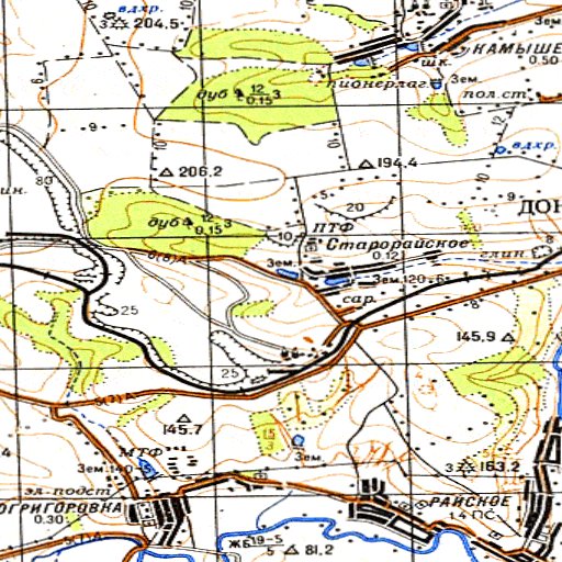 Soviet Genshtab - m37-123--(1980) - Ukraine Map by Avenza Systems Inc ...