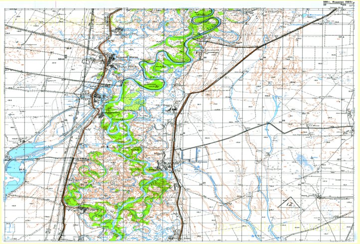 Soviet Genshtab - m39-043 - Kazakhstan Map by Avenza Systems Inc ...