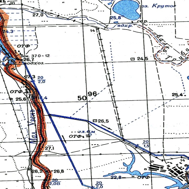 Soviet Genshtab - m39-061--(1980) - Russia Map by Avenza Systems Inc ...