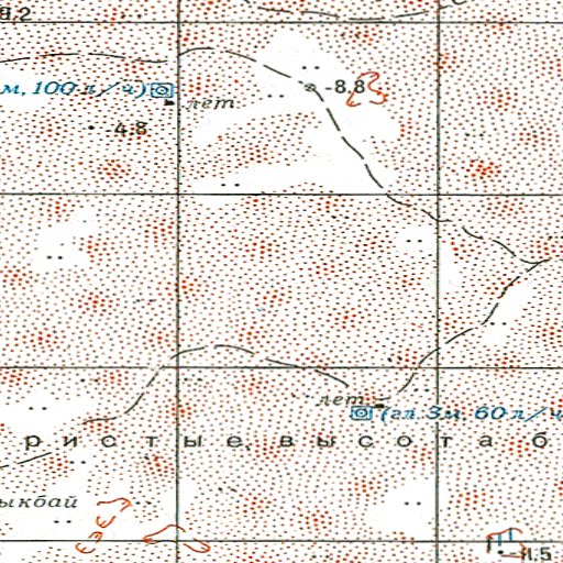 Soviet Genshtab - m39-127 - Kazakhstan Map by Avenza Systems Inc ...