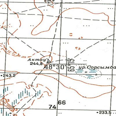 Soviet Genshtab - m41-131 - Kazakhstan Map by Avenza Systems Inc ...