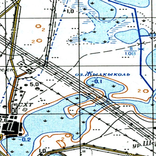 Soviet Genshtab - m39-101 - Kazakhstan Map by Avenza Systems Inc ...