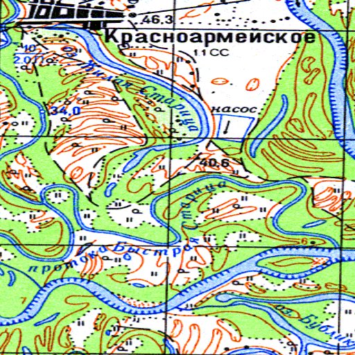 Soviet Genshtab - m39-021 - Russia Map by Avenza Systems Inc. | Avenza Maps